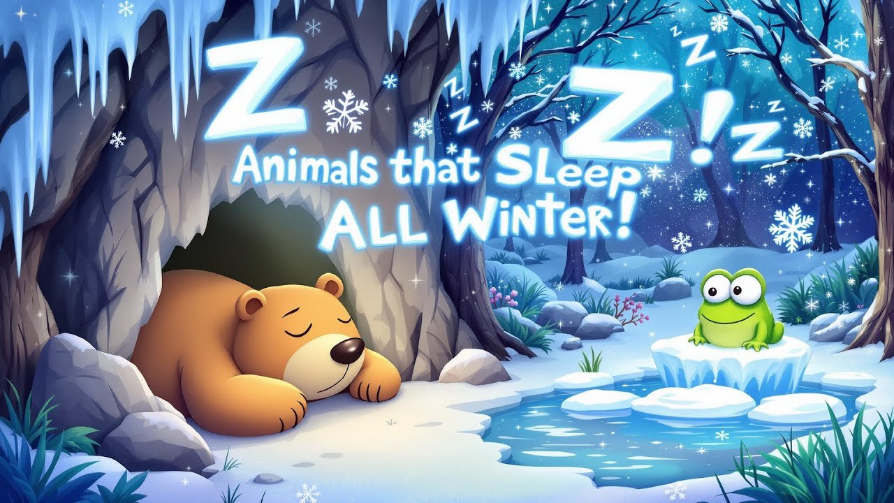 Animals That Sleep All Winter! 💤 Incredible Hibernation Fun Facts for ...