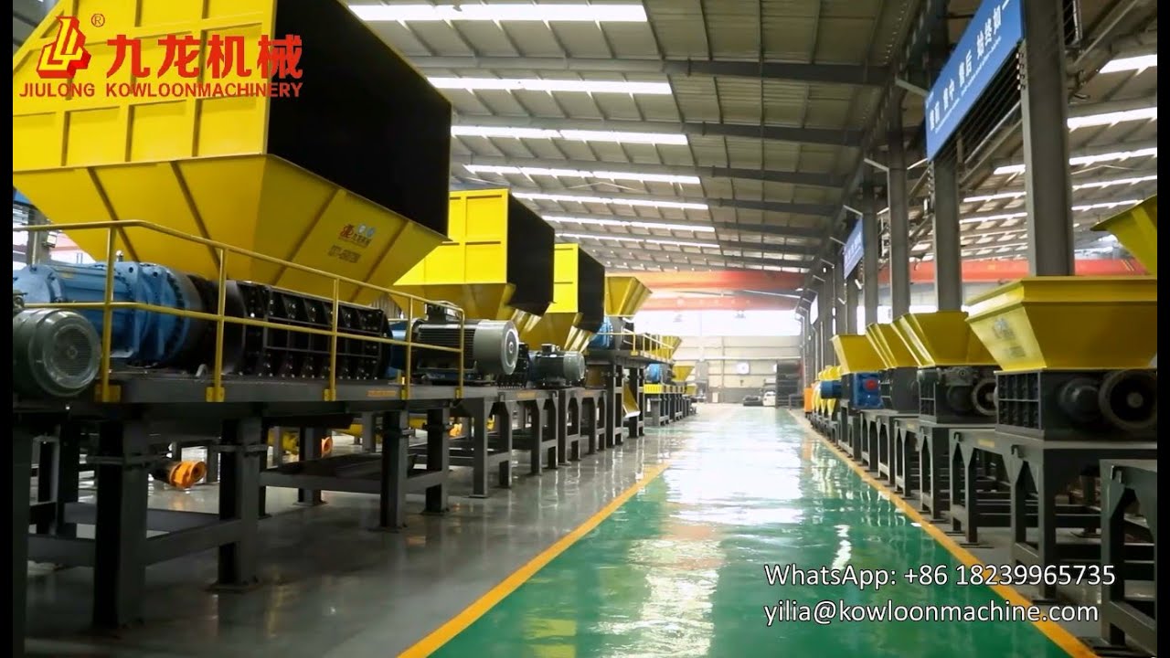 Kowloon Heavy Duty Steel Shredder Scraps Metal Recycling Pre-Shredder ...