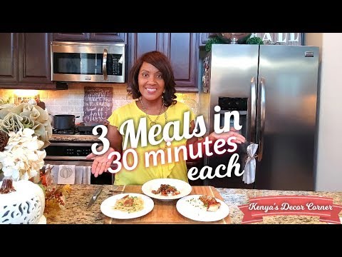 3 Meals In 30 Minutes | Cook With Me| Home Chef Meals - YouTube