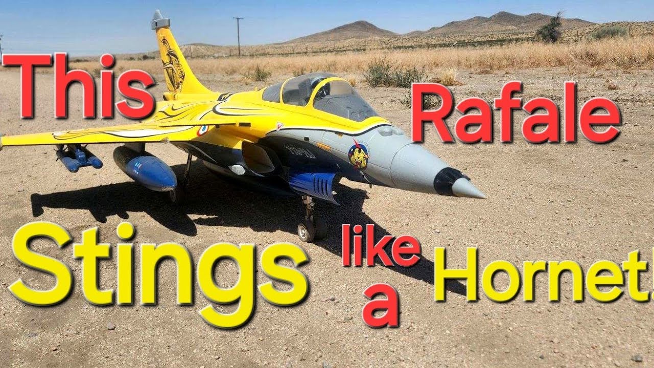 RC Dassault Rafale: Awesome Flight and Crash Landing - YouTube