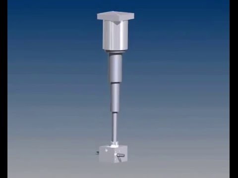 Hubgetriebe mit Teleskopspindel von Grob Antriebstechnik GmbH - YouTube