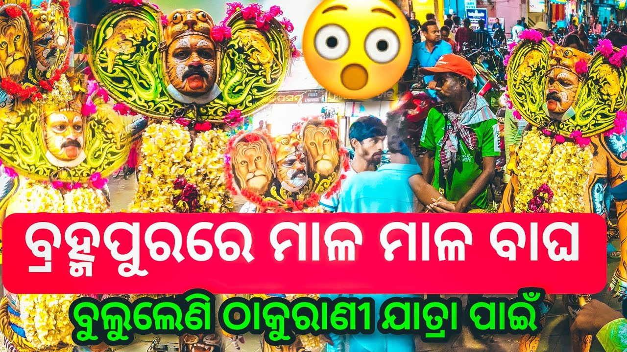 Berhampur Tiger Dance (Bagha Nacha) || Maa Budhi Thakurani Jatra 2025 ...