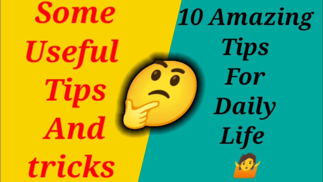 Some Tips And Tricks🤷// 10 Amazing 🤩 Tips For Daily Life ...