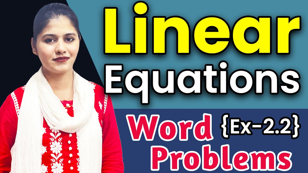 Word Problems of linear equation || Class 8 Maths || Ex-2.2 || Q-1 to 3 ...