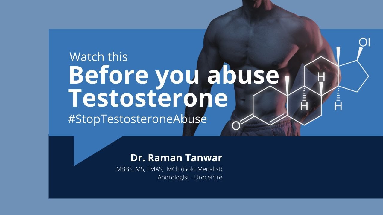 Don't take Testosterone from outside without consulting. Stop ...
