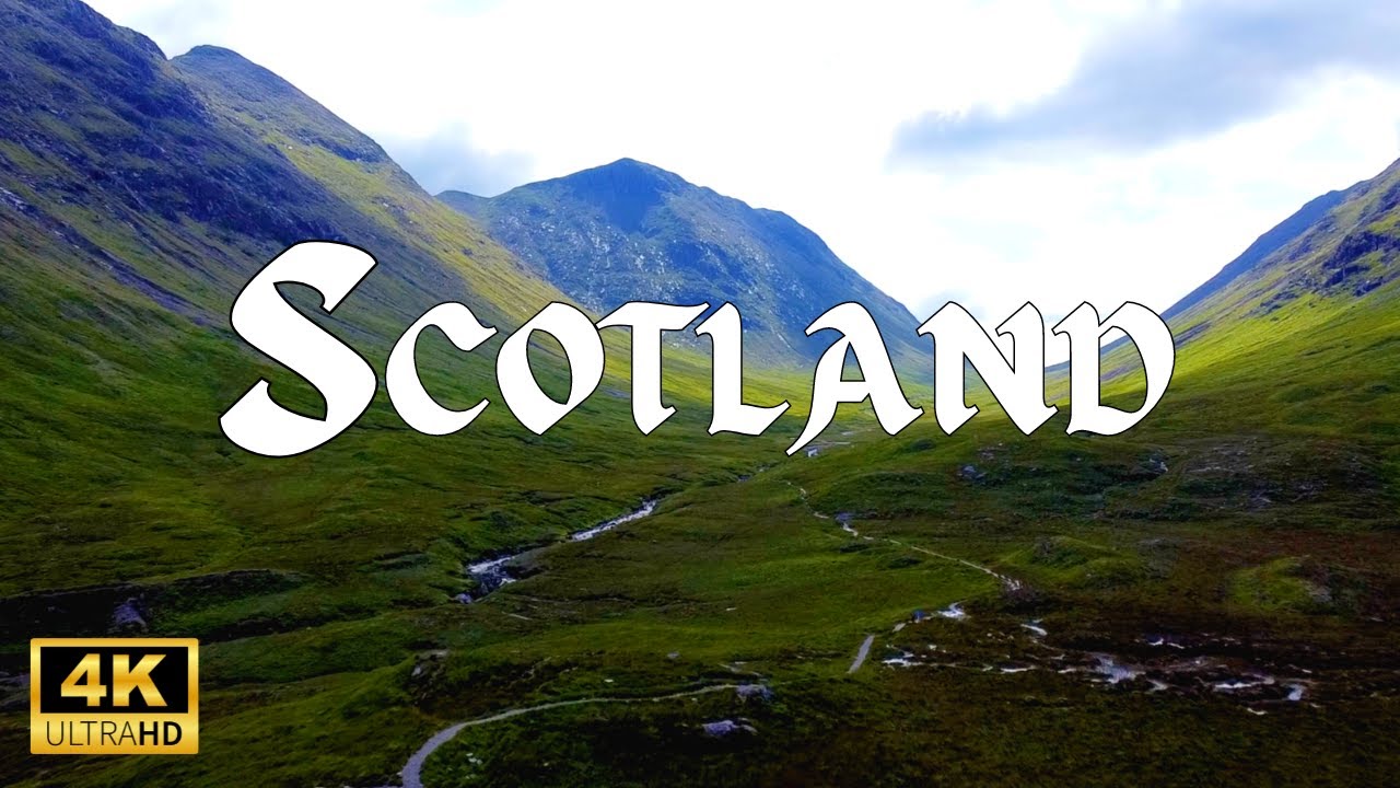 4 Minutes Of Scotland 4K HDR (ULTRA HD) | Relaxing Piano Music | 4k HDR ...