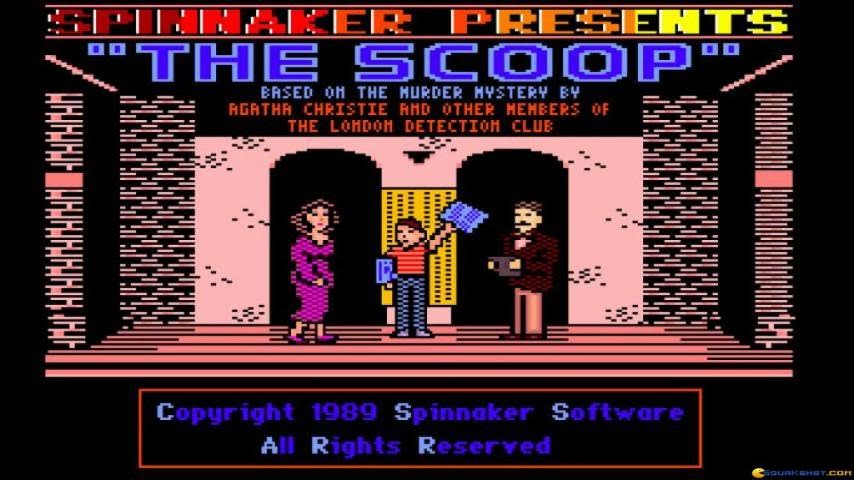 The Scoop gameplay (PC Game, 1986) - YouTube