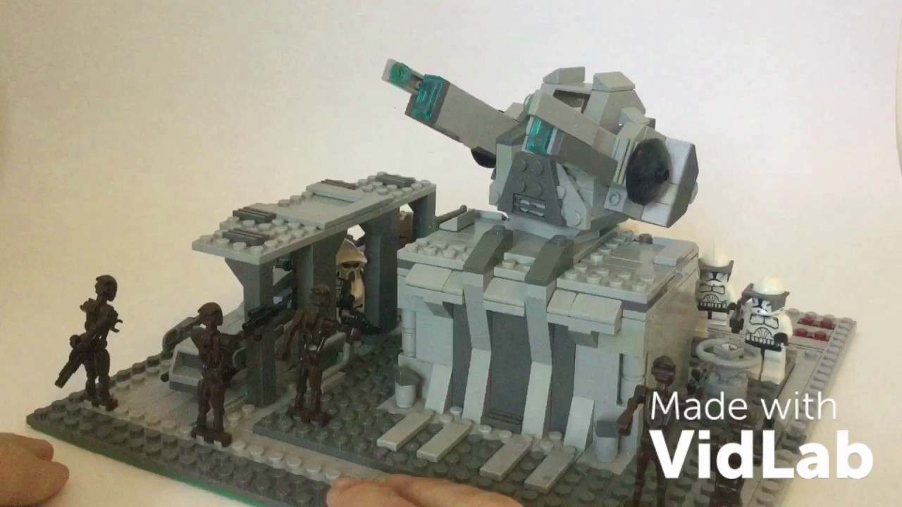Lego StarWars Moc (Republic Outpost Defense//Custom) - YouTube