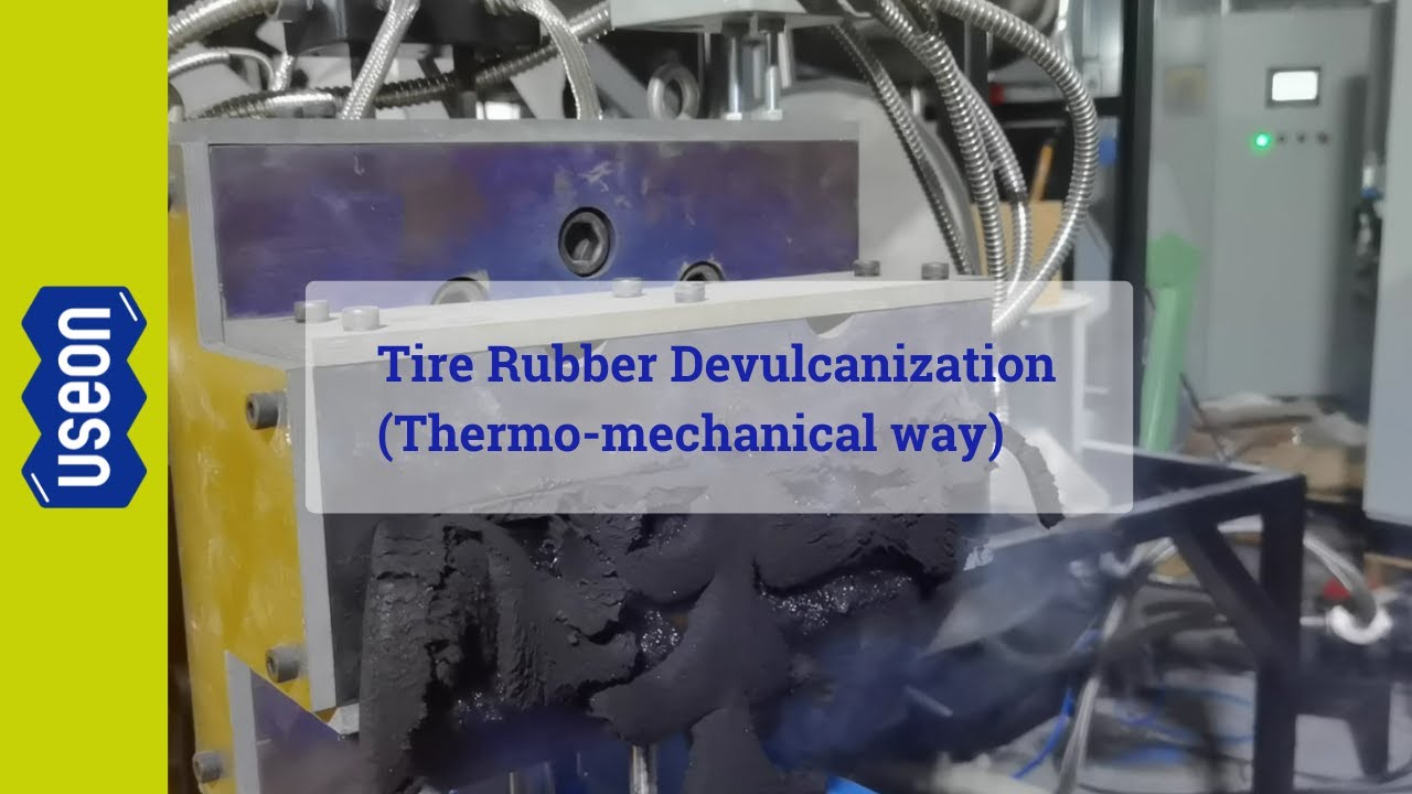 Tire Rubber Devulcanization (Thermo-mechanical way) - USEON - YouTube