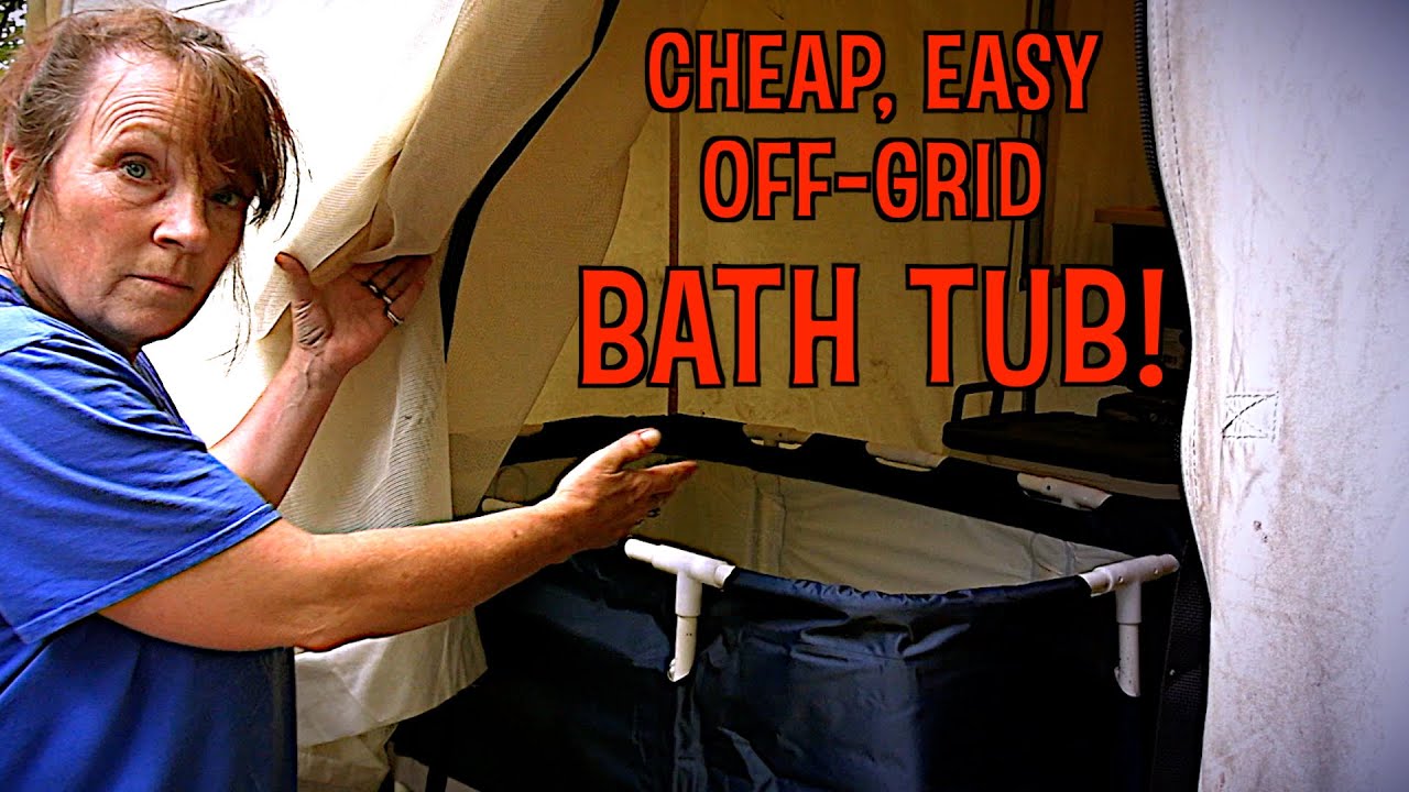 Off-Grid Bathtub: A Little Luxury! - YouTube