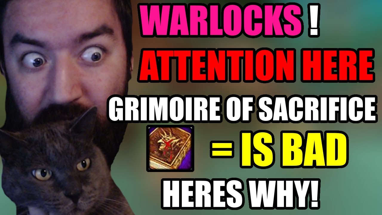 WARLOCKS GRIMOIRE OF SACRIFICE TALENT IS BAD! - HERE IS WHY -AFFLICTION & DESTRUCTION ...
