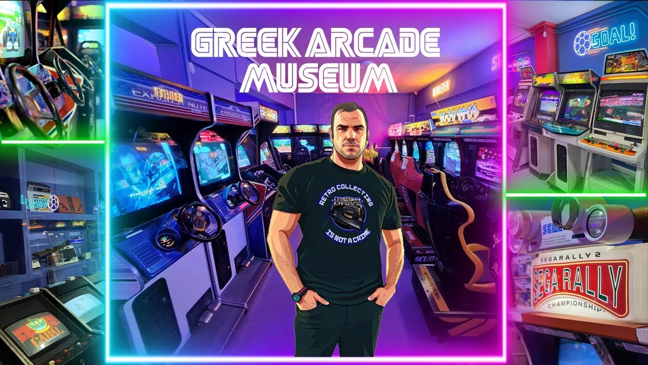 GREEK ARCADE MUSEUM! - YouTube