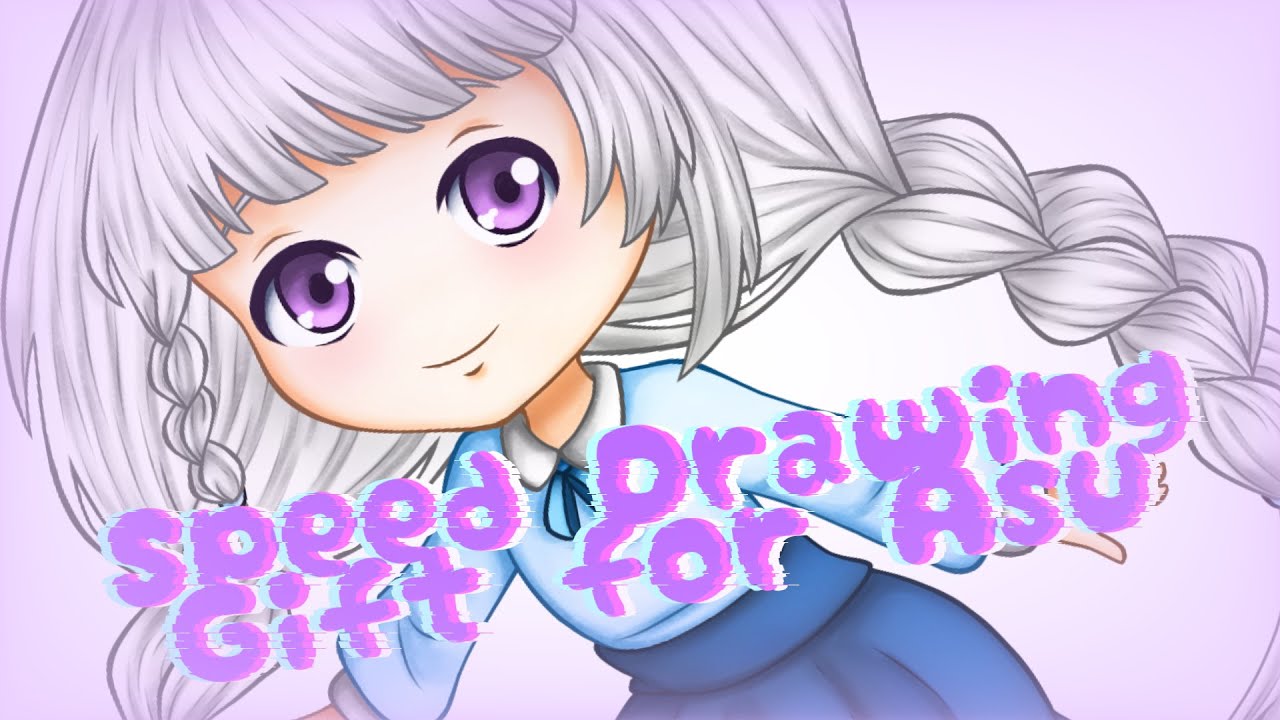 Speed Drawing gift for Asu! - YouTube