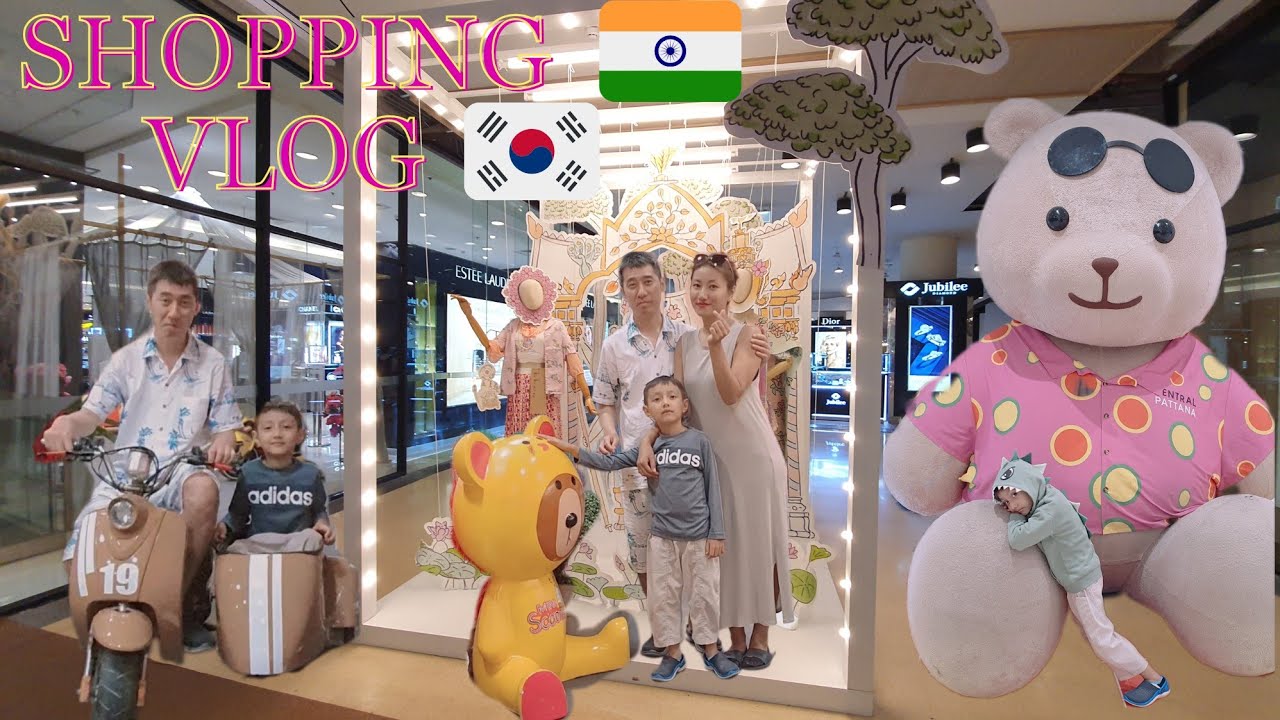 Vlog♡3 | Pattaya Shopping + Lunch | Family Vlog - YouTube