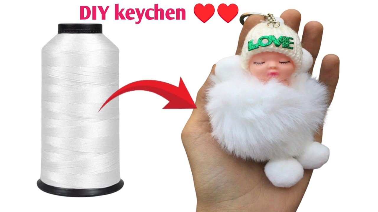 We Made Keychains Out of Sewing Thread - YouTube