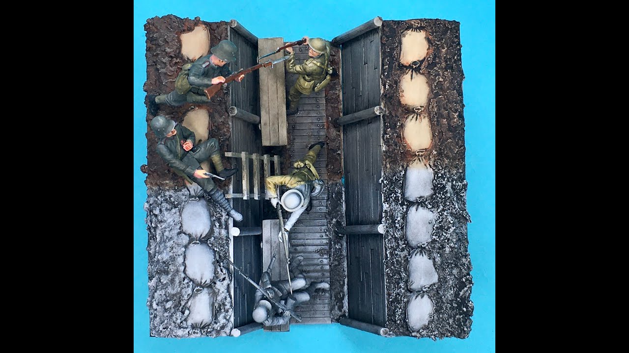 Master Box hand to hand fight WW1 Trench - YouTube