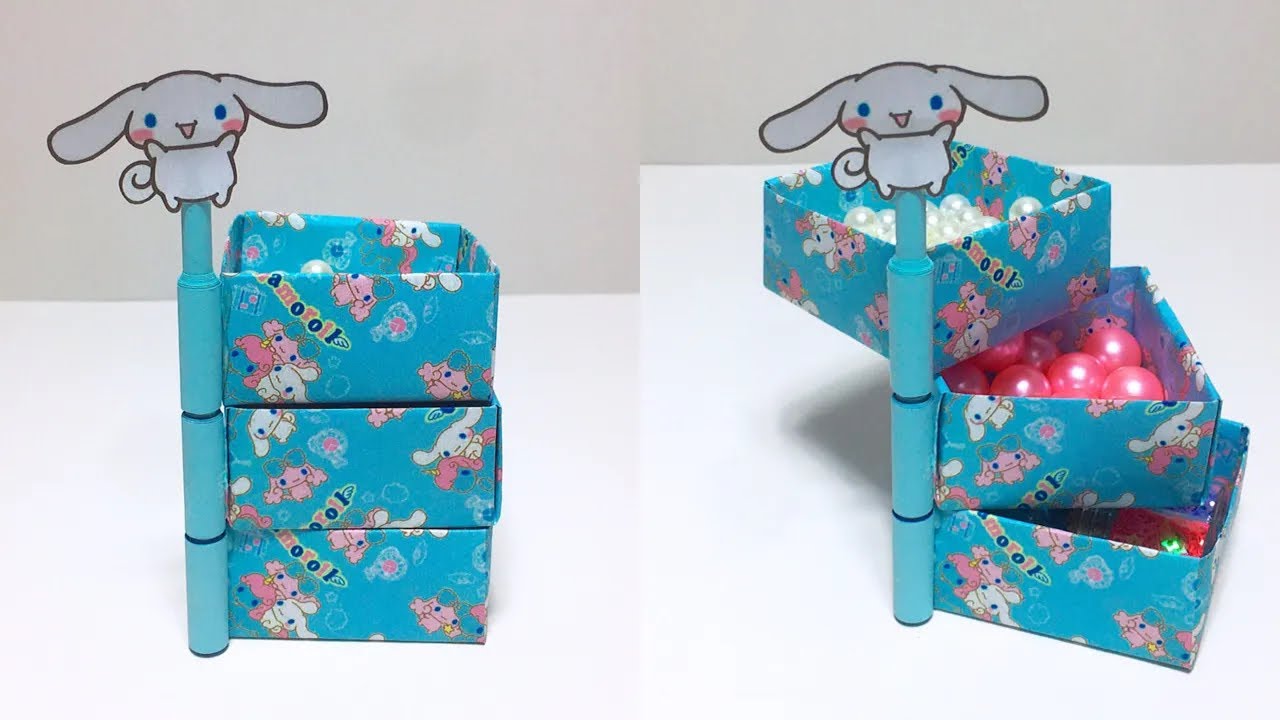 CREATE Your Own Kawaii Sanrio Box With EASY Origami! - YouTube
