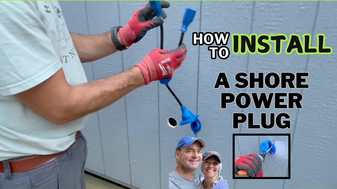 How to Install a Shore Power Plug on a Shed | DIY Electrical Hookup ...