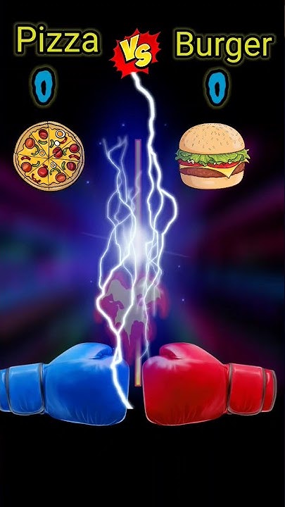 Burger vs pizza ||#shorts - YouTube