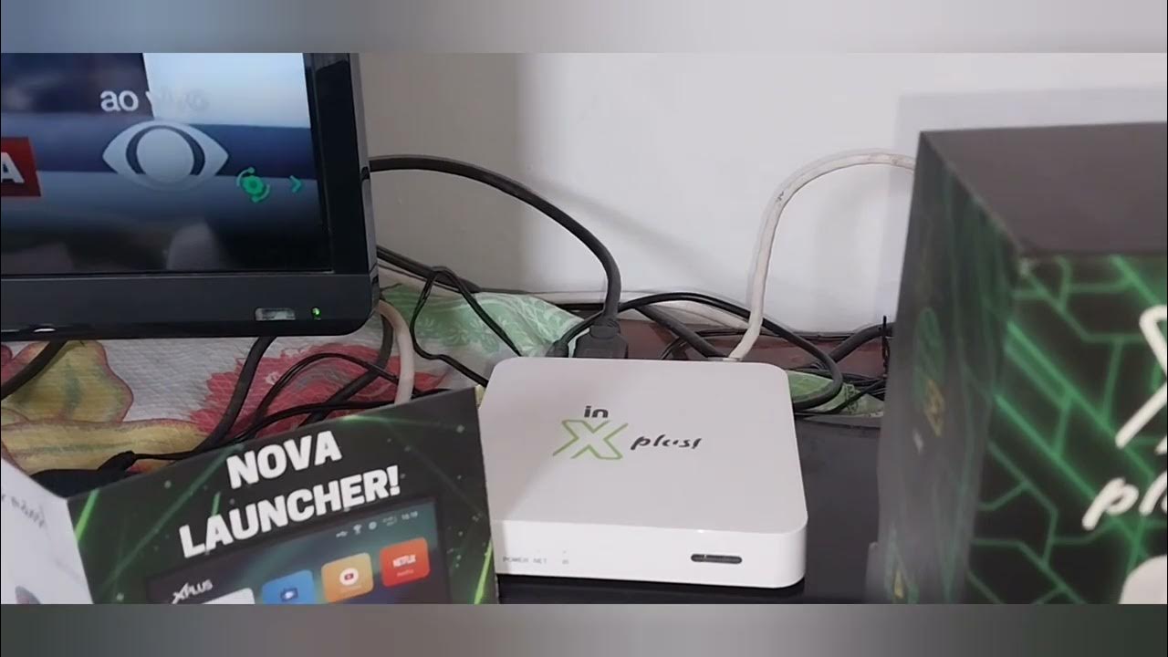 Vamos ver o funcionamento da TV box in x plus - YouTube