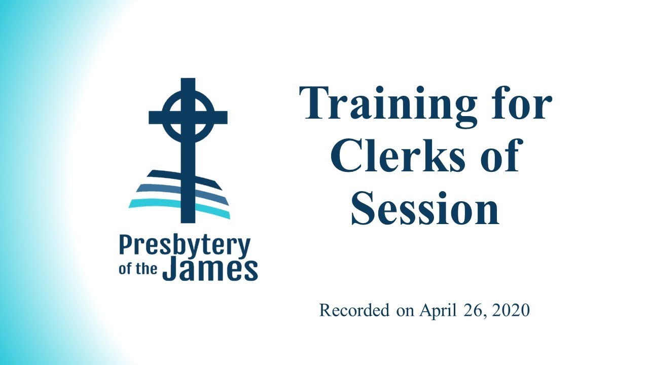 Clerks of Session Training - YouTube