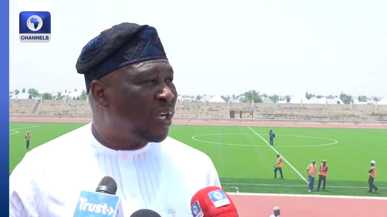 Gov Fintiri Inspects Adamawa Stadium Project - YouTube