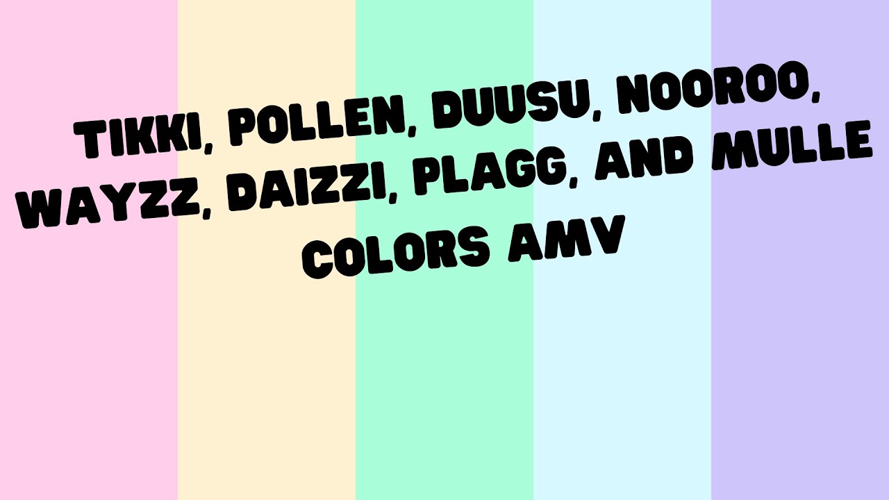 Tikki, Pollen, Duusu, Nooroo, Wayzz, Daizzi, Plagg, and Mulle - Colors ...