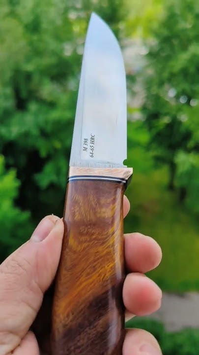 Нож, сталь м398 #нож #knife #охота #knives #m398 #купитьнож - YouTube