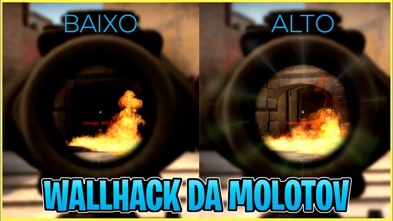 COMO VER ATRAVÉS DA MOLOTOV NO CS:GO - O SEGREDO REVELADO! - YouTube