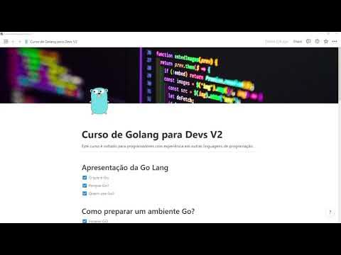 Aula 002 - Sintaxe básica e organização de pastas em Golang - YouTube