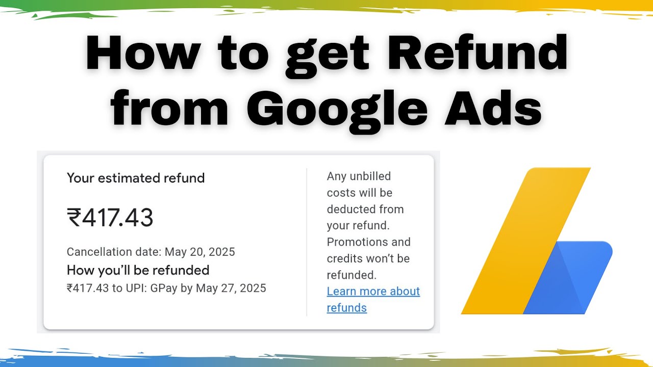 How to get refund from google ads @ak9infinite - YouTube