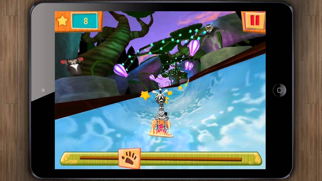 Madagascar Preschool Surf 'n Slide [iPad] Video review by Stelapps ...