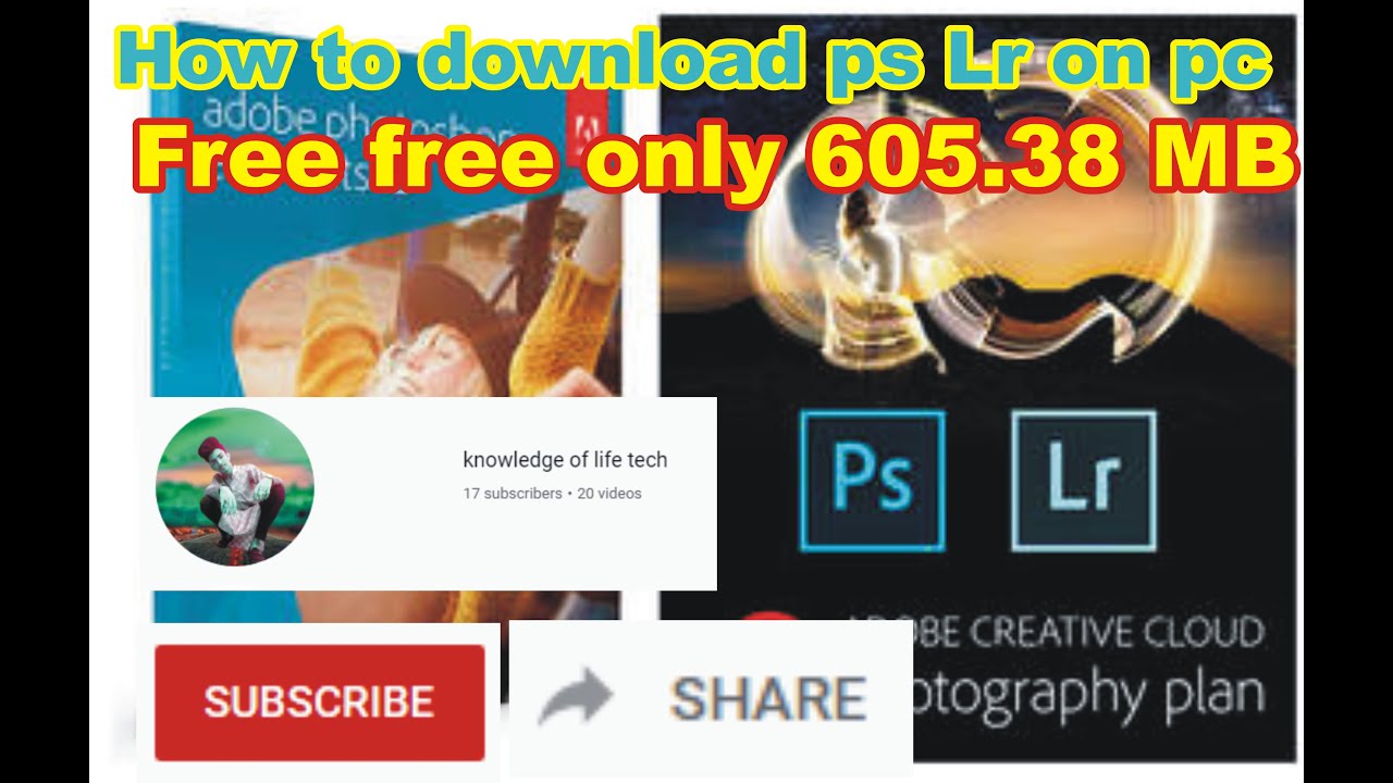 how to download ps Lr 2020 - YouTube
