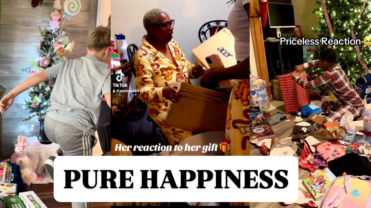 Pure Joy: People’s Heartwarming Reactions to Opening Christmas Gifts ...