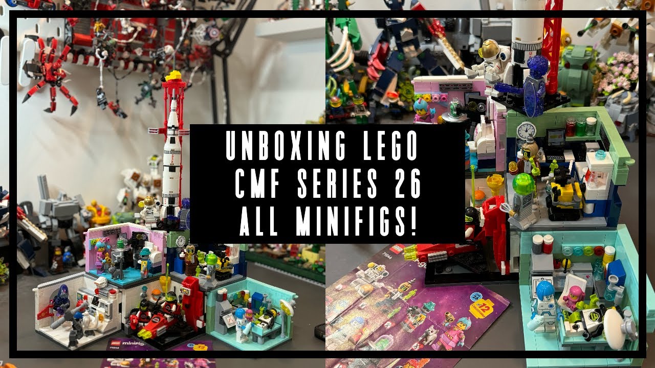 LEGO Minifigures Series 26 (66764): All Space Minifigs Unboxing ...