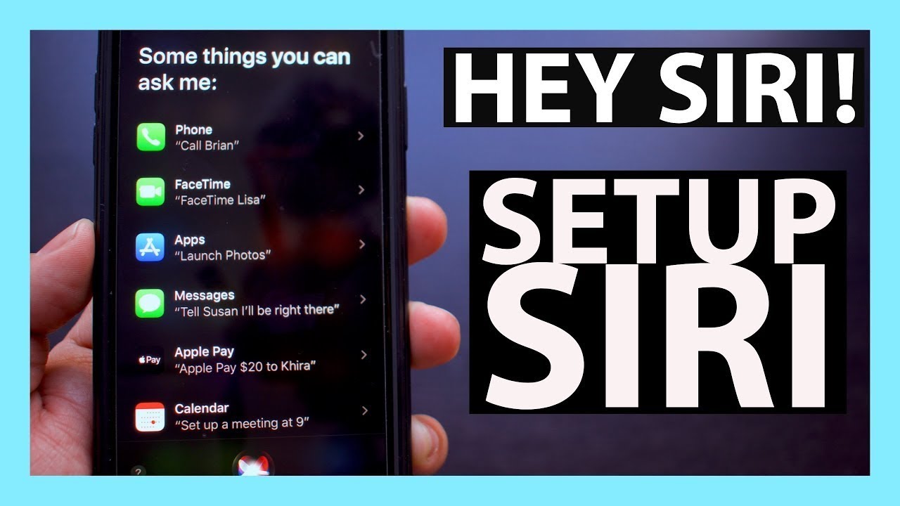 Learn To Setup Siri | Apple's Intelligent Personal Assistant - YouTube
