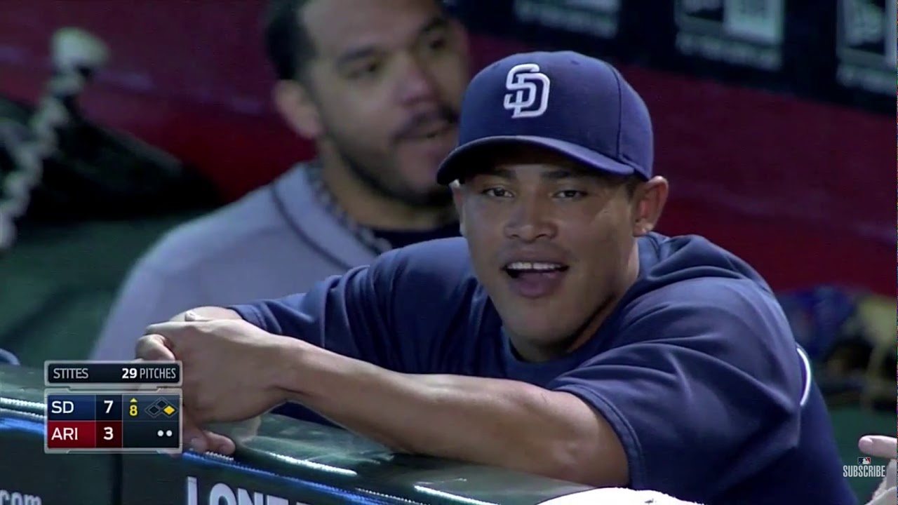 Dale Thayer’s fun at bat in 2014 - YouTube