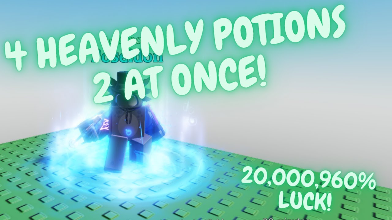USING 4 HEAVENLY POTIONS ON SOLS RNG! - YouTube