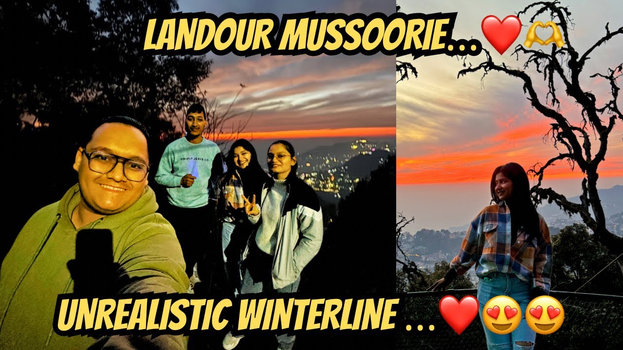 UNREALISTIC WINTER LINE FROM LANDOUR MUSSOORIE…😍 ️ || VLOG 64 || # ...