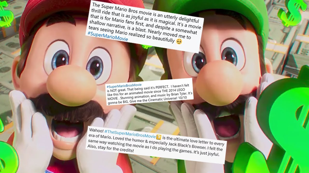 The Reviews are in... and Critics LOVE the Mario Movie! - YouTube