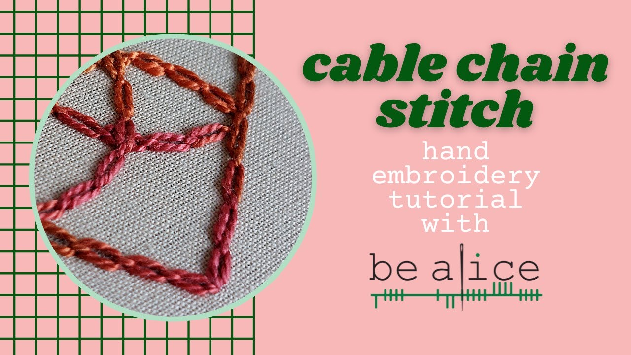 Cable Chain Stitch Tutorial - YouTube