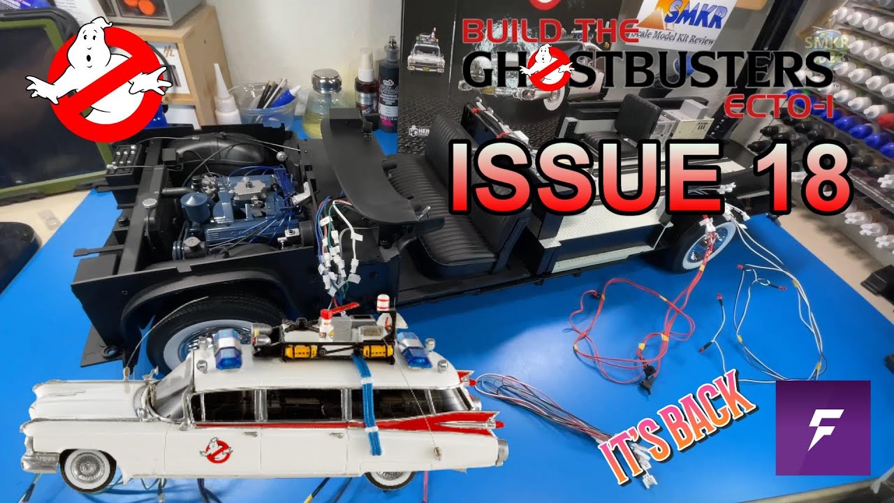 Build the Ghostbusters Ecto-1 Stages 63 - 66 by FanHome - YouTube