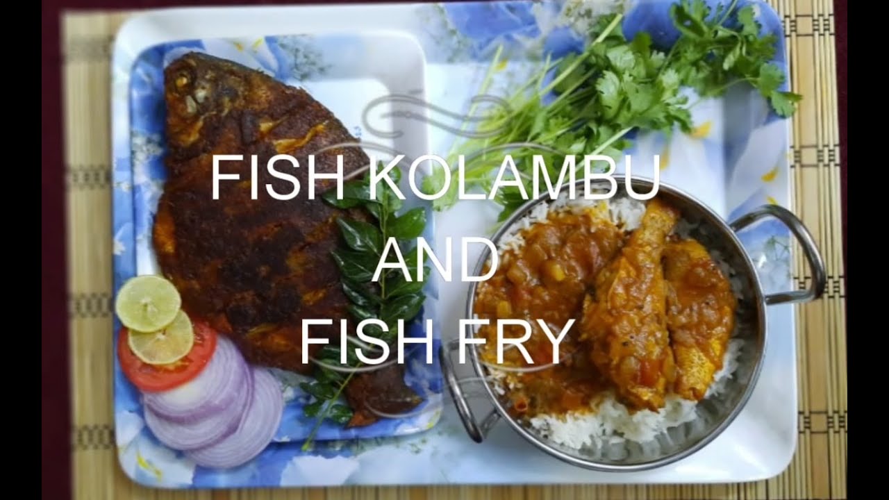 Fish Kuzhambu and Fish Fry Recipe in Tamil | மீன் குழம்பு & மீன் வறுவல் ...