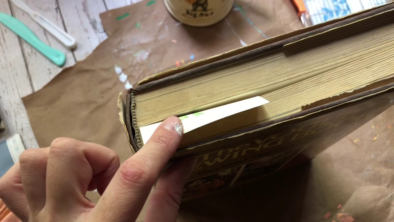 Tip for Pulling Book Pages - YouTube