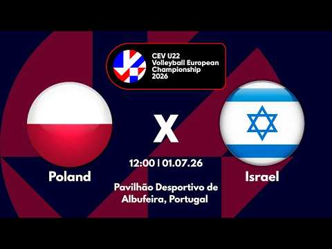 Full Match | Poland  vs. Israel | CEV U22 Volleyball European Championship 2026 Men