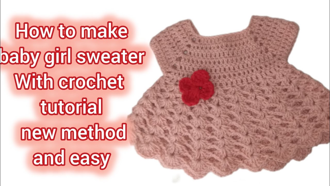 how to make baby sweater with crochet tutorial new baby born part 2 ...
