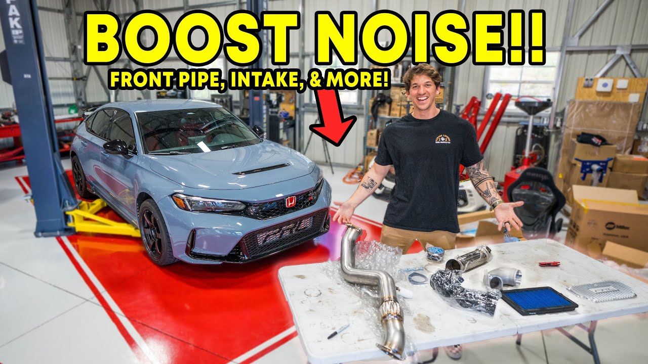 The FL5 Civic Type R is going FULLY BOLTED!! (Front Pipe, Turbo Inlet ...