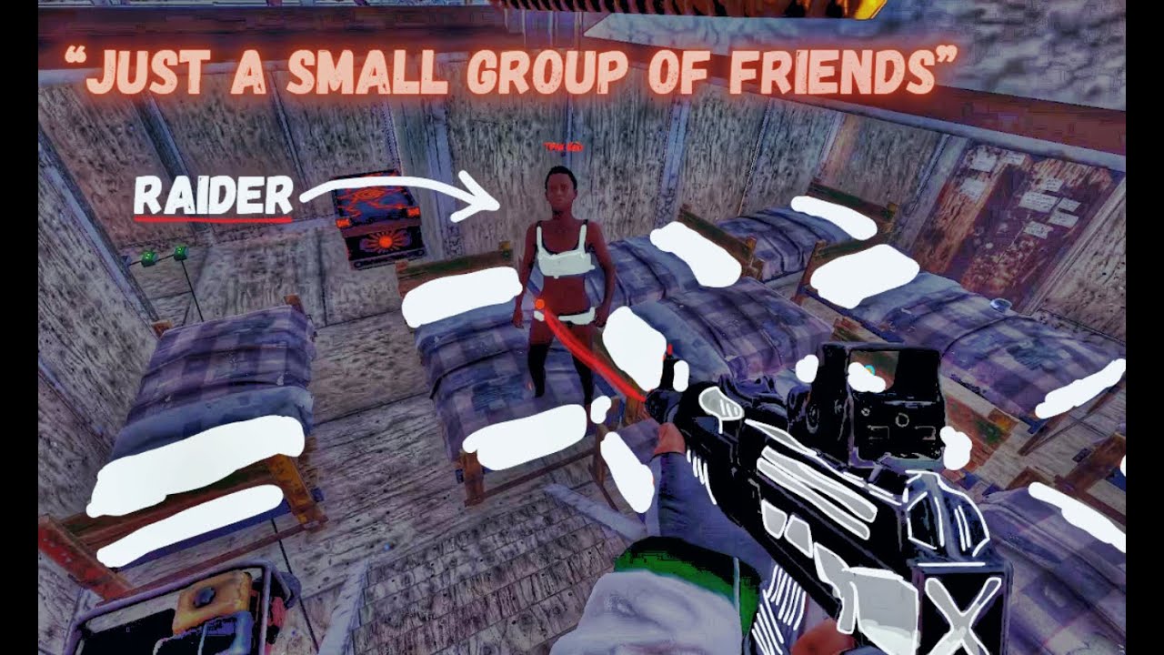 RUST- A Small Group of Friends vs EU Mondays... - YouTube