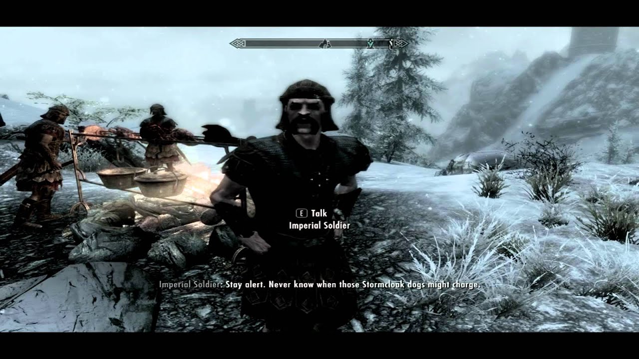 FENRIS FROM DRAGON AGE IN SKYRIM LOL - YouTube