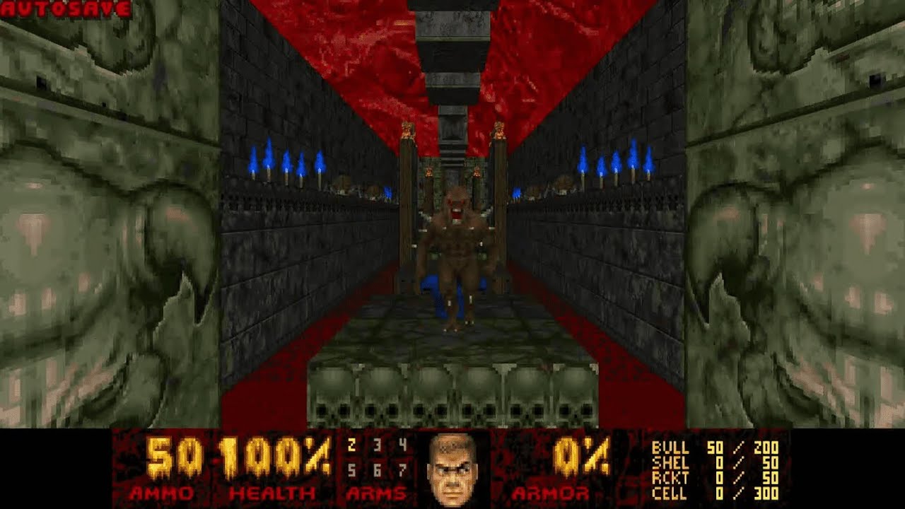 Doom WADs: 100 Line Massacre (maps 12-17) - YouTube